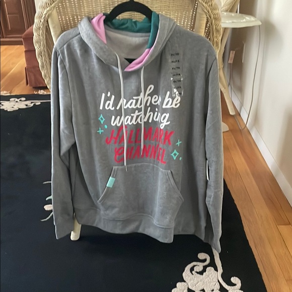Hallmark | Sweaters | Hallmark Channel Id Rather Be Watching Womens ...